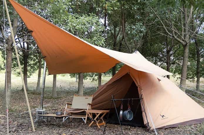 ポリコットンタープのおすすめ11選！TC素材で焚き火に強い【2025年】 | CAMP HACK[キャンプハック]