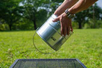 ONOEの「火消しつぼにもなる七輪」が最高！片付けも楽で、ありがたい～ | CAMP HACK[キャンプハック]