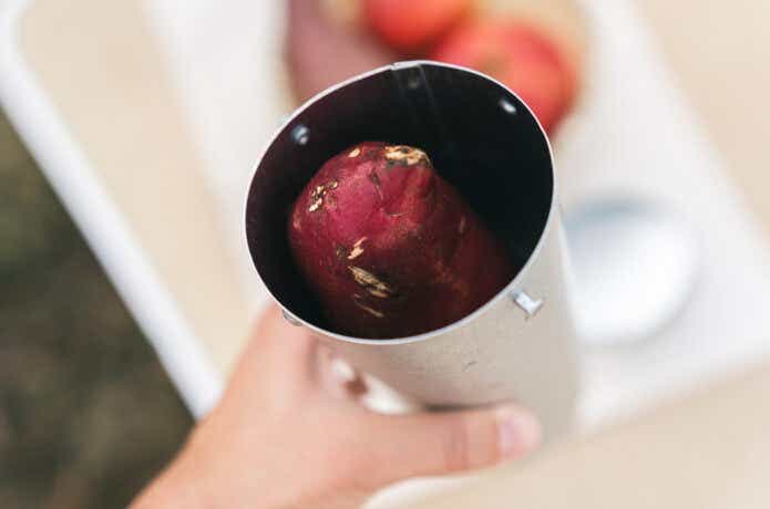 【DCMで発見】1,097円で買った「投げ込み調理器」を使ったら、焚き火の幸福度が上がったよ | CAMP HACK[キャンプハック]