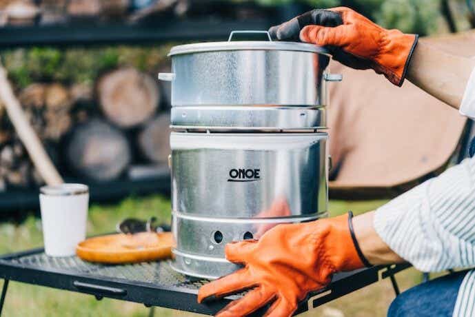 【2,970円！】ONOEから一台三役を兼ねる「万能調理器」が登場！あのヒット作との親和性も高いんです | CAMP HACK[キャンプハック]