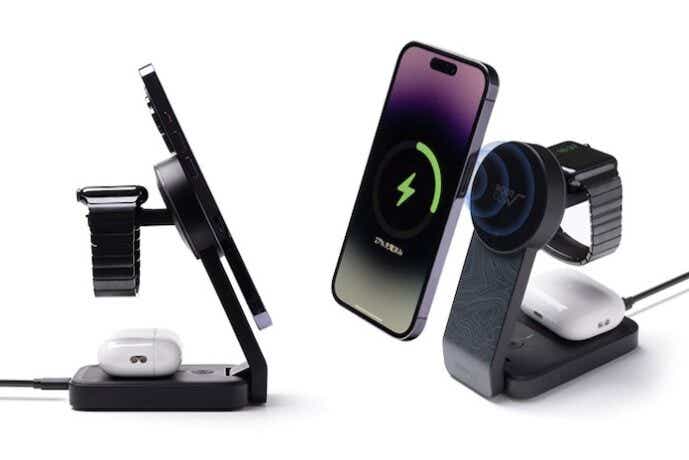 「ROOT CO.」から充電スタンド登場！Apple製品3つを同時充電できる“おしゃガジェット”に注目だ | CAMP HACK[キャンプハック]