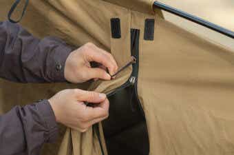 【DOD新作】 細かいギミックで気分もアガル！親子デュオにもぴったりな「ガルテント」誕生 | CAMP HACK[キャンプハック]